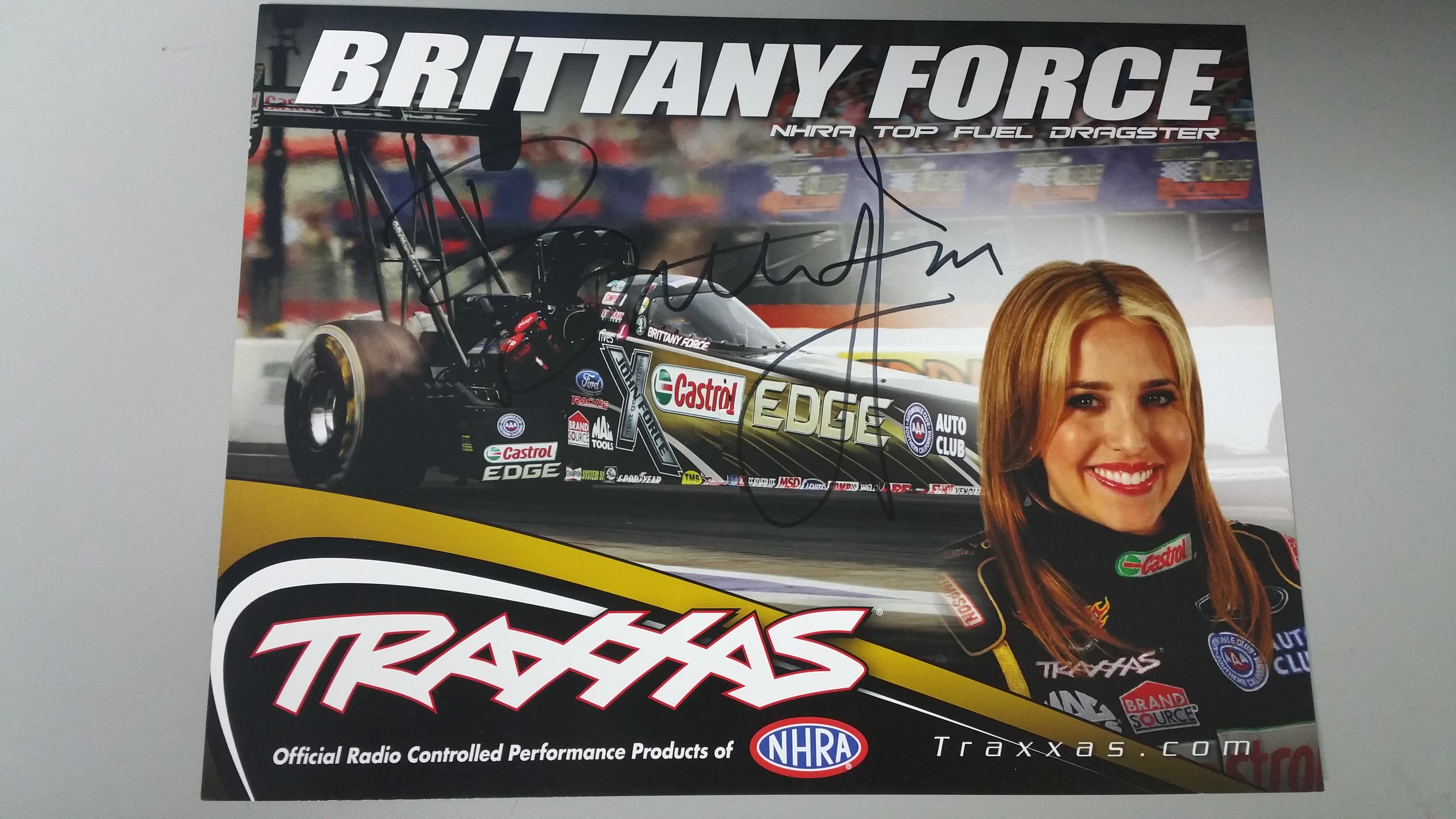 NHRA Brittany Force Handout 2014 SEMA | Posters and Prints | hobbyDB