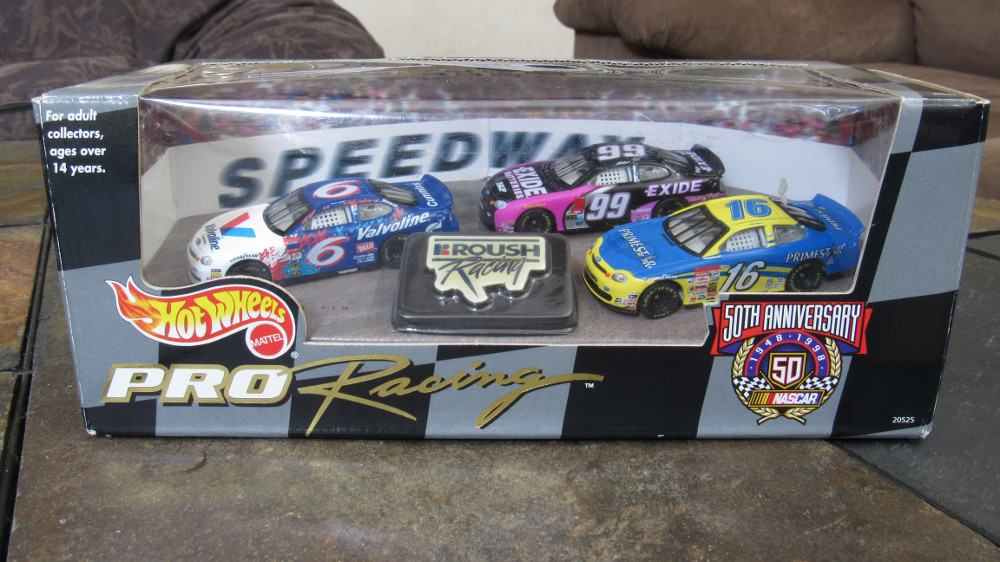 Hot Wheels Pro Racing NASCAR 50th Anniversary Roush Racing | Model ...