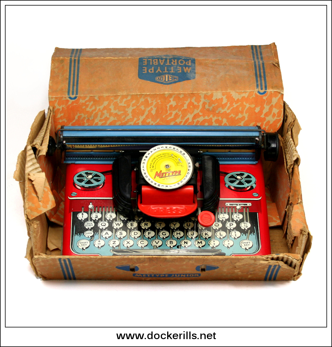 Mettoy Mettype Junior Typewriter Toy | Tinplate and Pressed Steel Toys ...