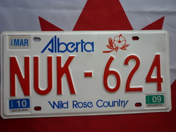Alberta License Plate | License Plates | hobbyDB