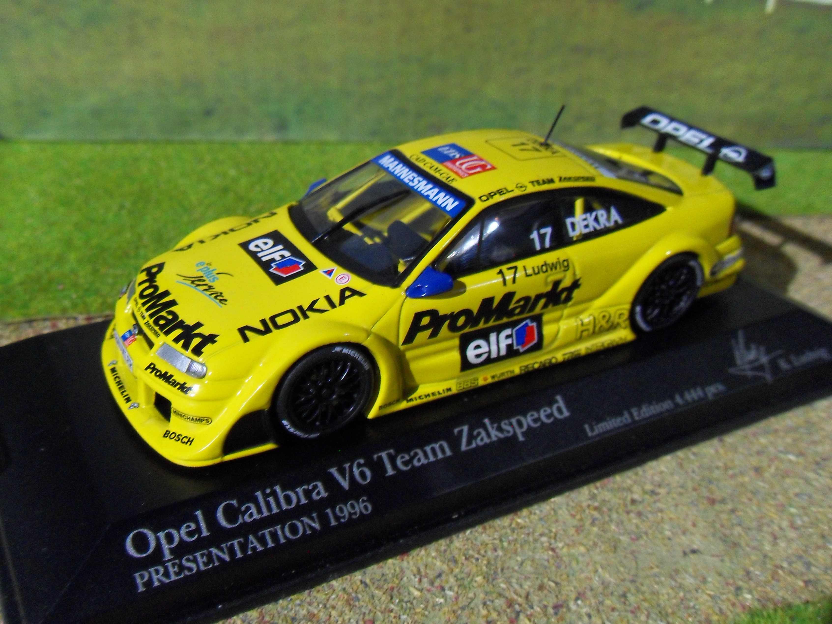 Opel Calibra Presentation - Klaus Ludwig - Zakspeed Opel - DTM 1996 ...