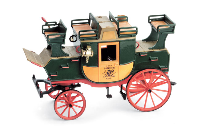 1784 English Royal Mail Coach | Model Animal Drawn Vehicles | hobbyDB