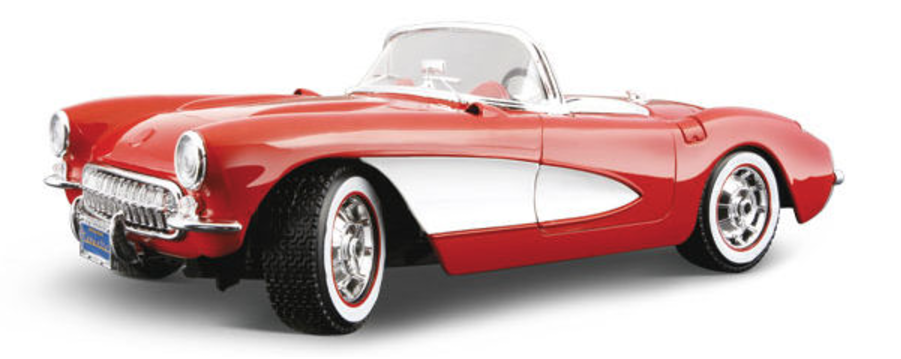 '57 Chevrolet Corvette Convertible | Model Car Kits | hobbyDB