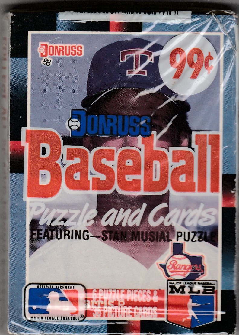 1988 Donruss Unopen Baseball Cello Pack | Collector Card Packs And Sets