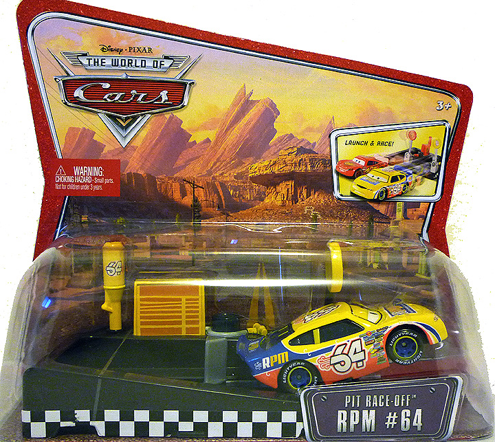 "Pit Row Race-Off" RPM #64 | Model Racing Cars | hobbyDB