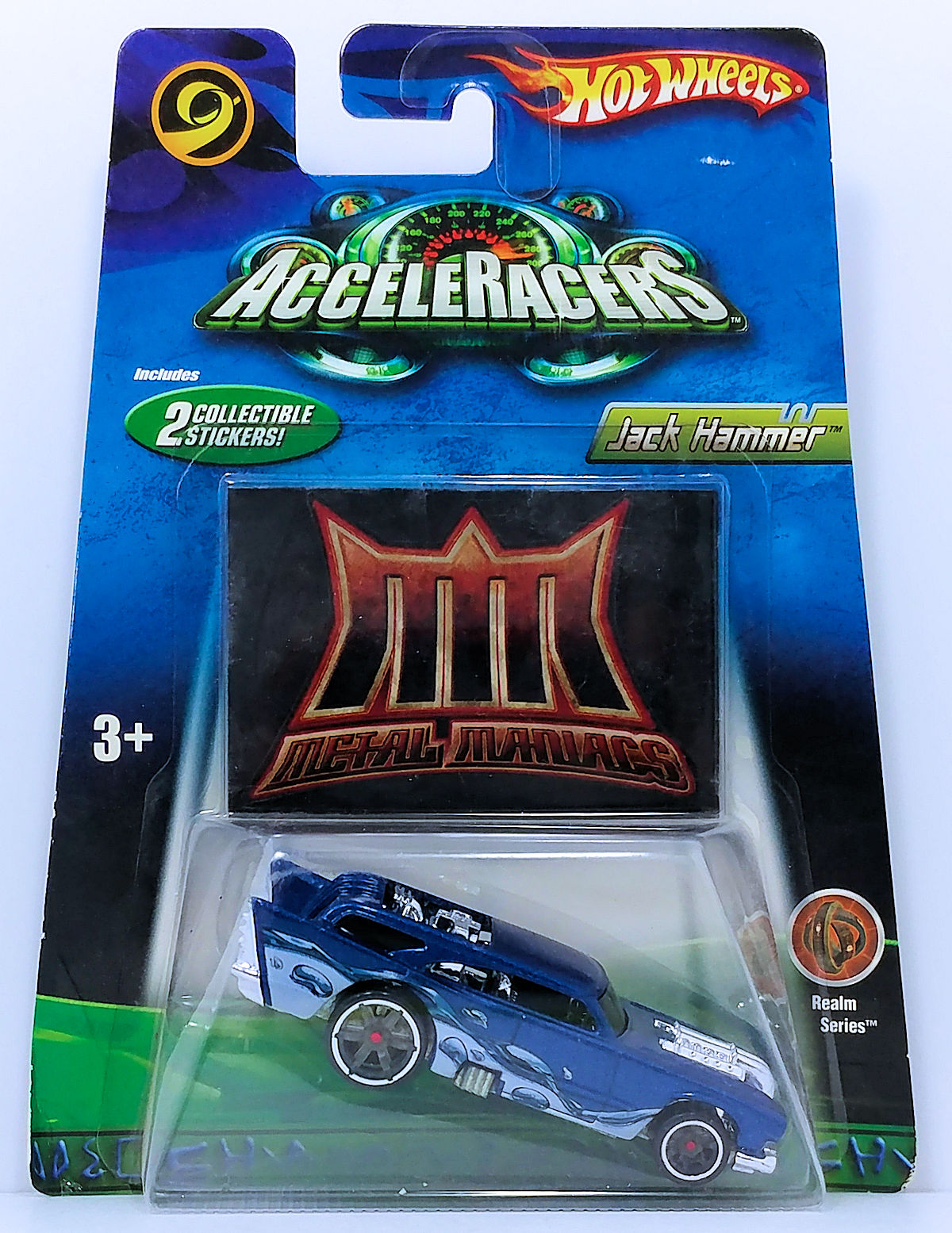 HW 2006 - AcceleRacerS - Realm Series - Jack Hammer - Blue - with 2 ...