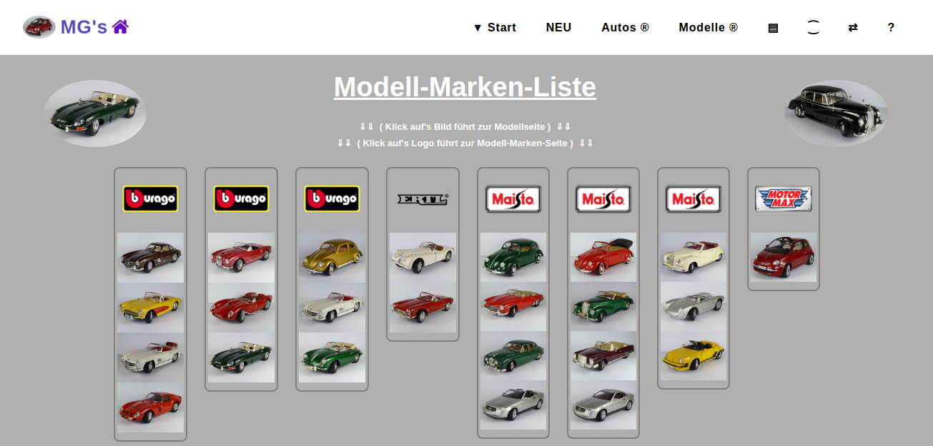 FAQ-1 - MG's Modelle