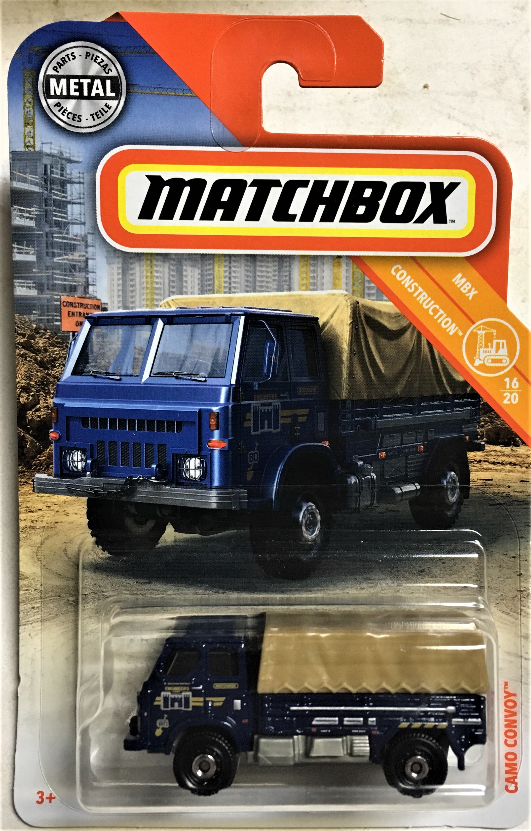 2018 Matchbox #58 Camo Convoy | hobbyDB