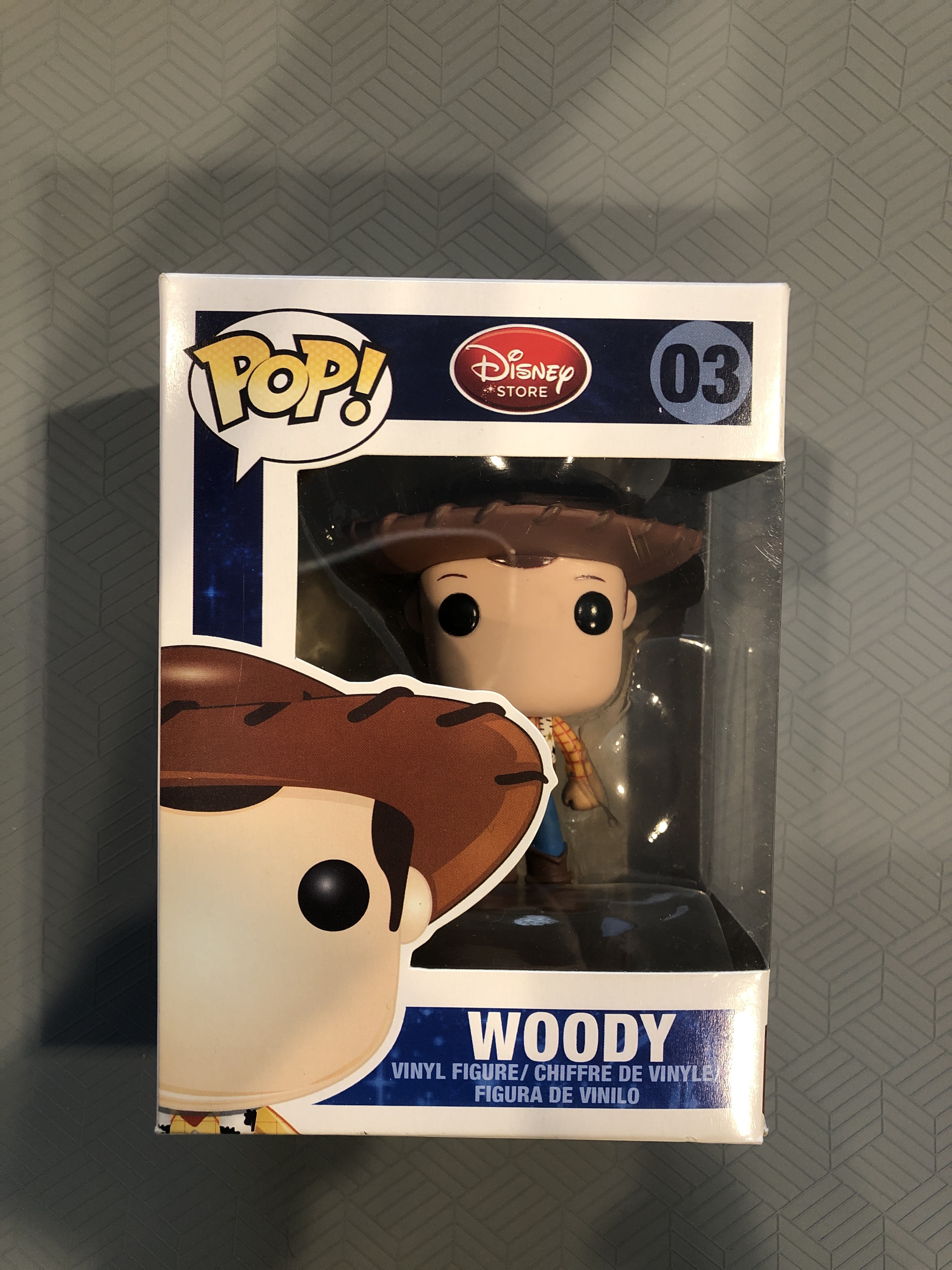 Disney #3 Woody (Toy Story) Funko Pop Vinyl Figure - Rare/Vaulted ...